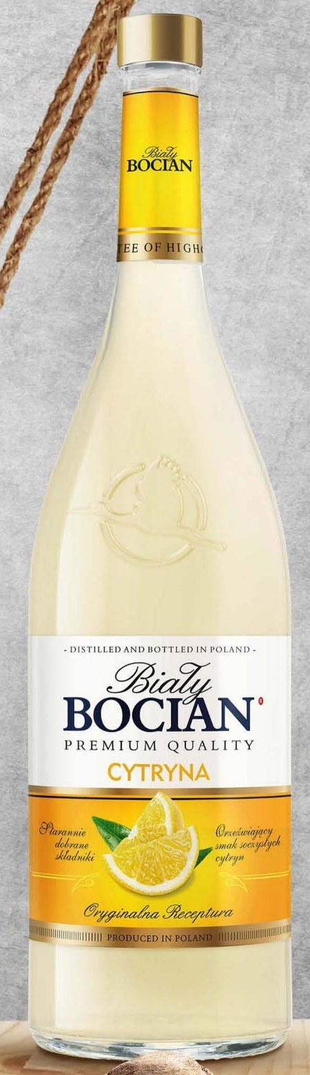 Wódka smakowa Biały Bocian - 7% TANIEJ! - promocja POLOmarket - Ding.pl