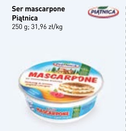 Archiwum | Piątnica Ser Mascarpone 250 g - Stokrotka Supermarket 27. 10 ...