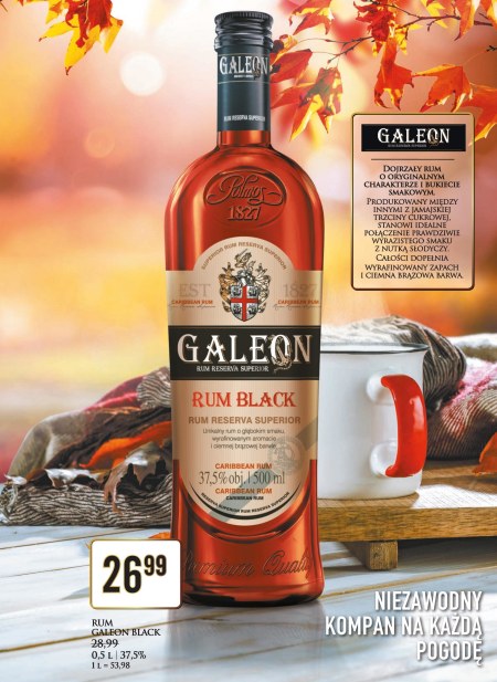 Rum Galeon - 6% TANIEJ! - promocja Dino - Ding.pl