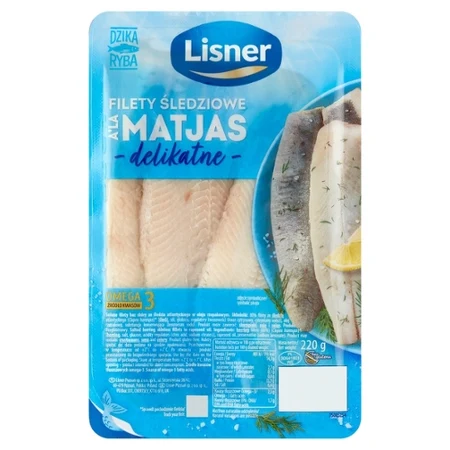Lisner Filety śledziowe a'la Matjas delikatne 220 g - promocja ...