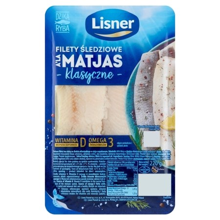 Lisner Filety śledziowe a'la Matjas klasyczne 220 g - 12% TANIEJ ...