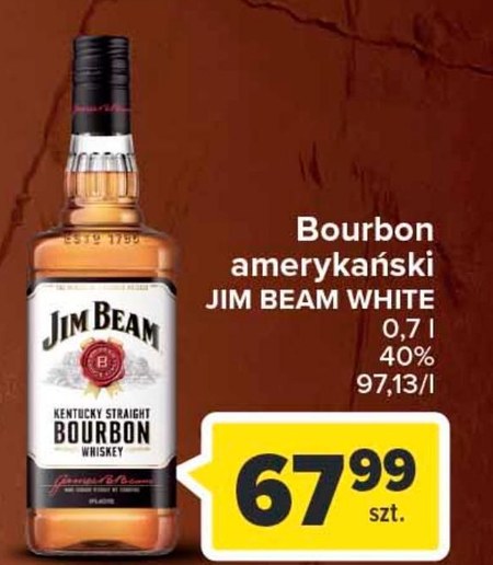 Burbon Jim Beam - promocja Carrefour Market - Ding.pl