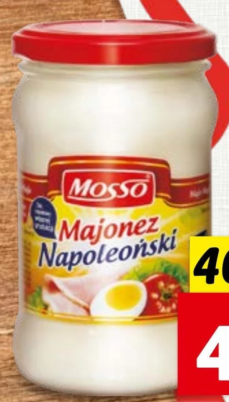 Mosso Majonez napoleoński 260 g - 20% TANIEJ! - promocja Lidl - Ding.pl