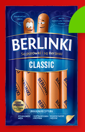 Archiwum | Berlinki Parówki Classic 250 g - Barbora 08. 11. 2022 - 14 ...
