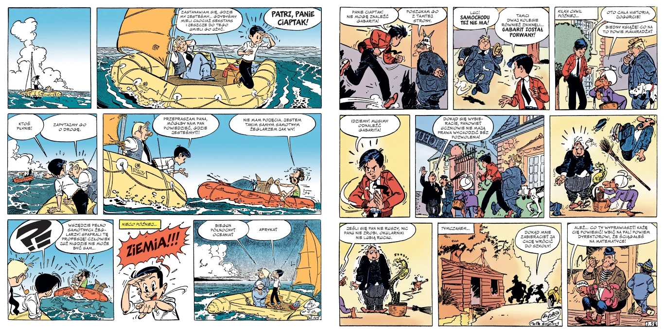 Przygody Luca Juniora w kolekcji klasycznych komiksów Goscinnego i ...