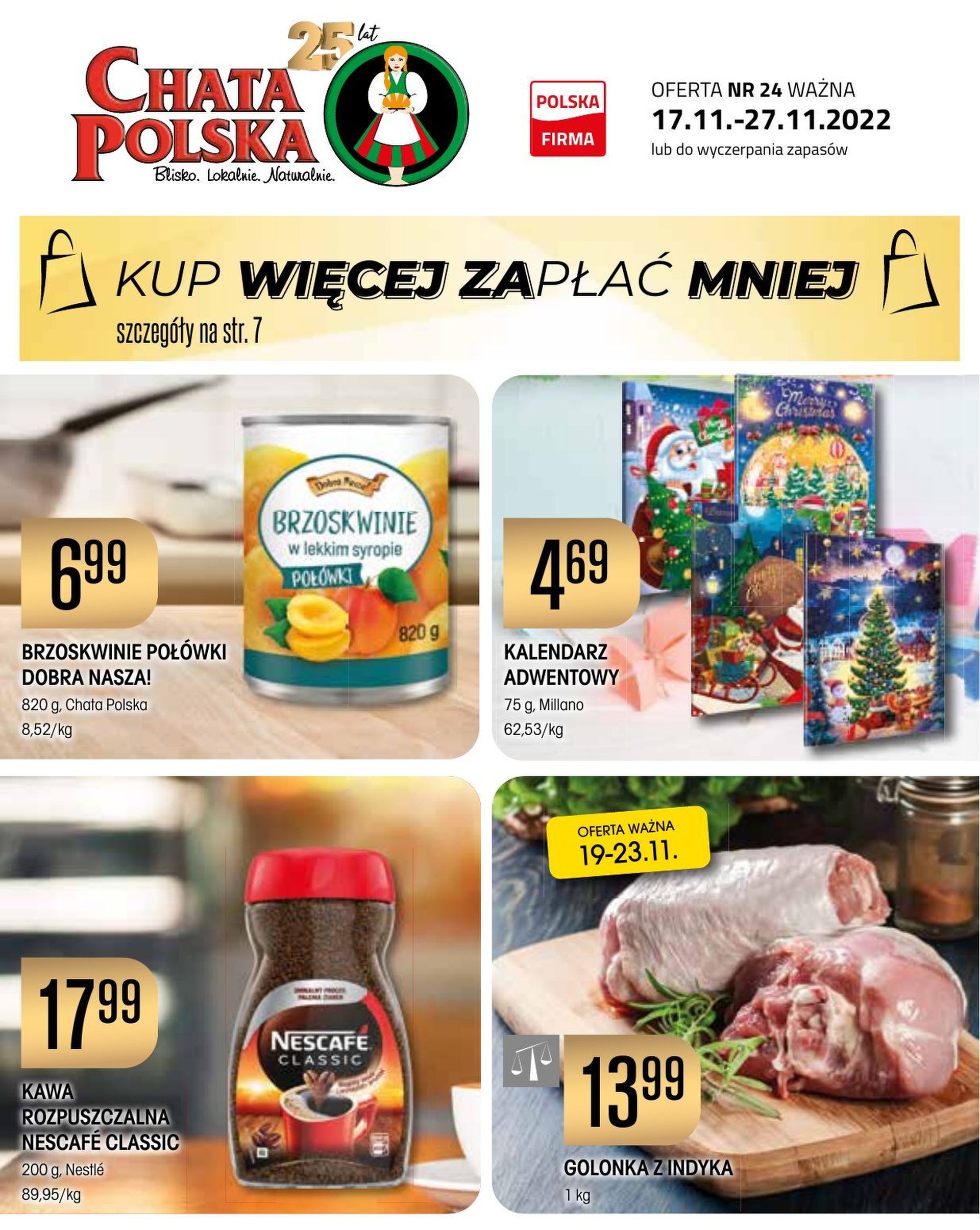 Chata Polska Gazetka promocyjna 17-27.11 | Okazjum.pl