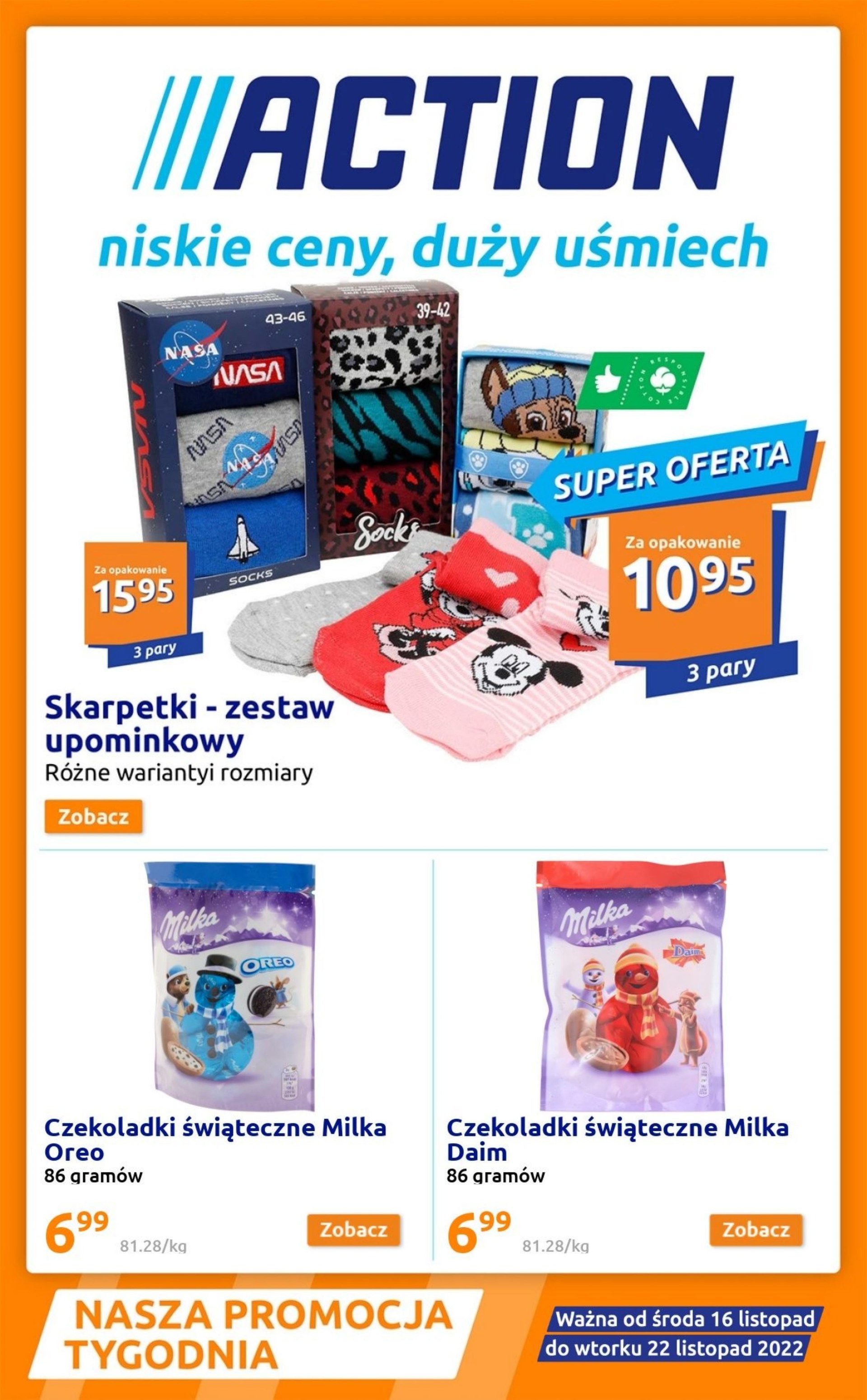 Action Gazetka promocyjna 16-22.11 | Okazjum.pl