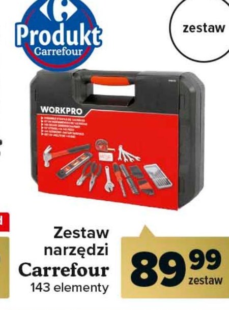 Zestaw narzędzi Carrefour - promocja Carrefour - Ding.pl