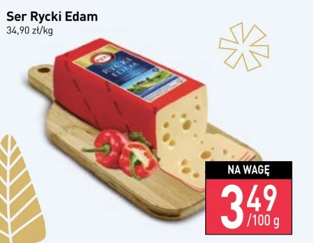 Ser Rycki Edam - promocja Stokrotka Supermarket - Ding.pl