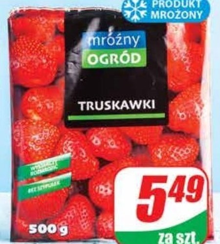 Truskawki mrożone Mroźny ogród - promocja Dino - Ding.pl