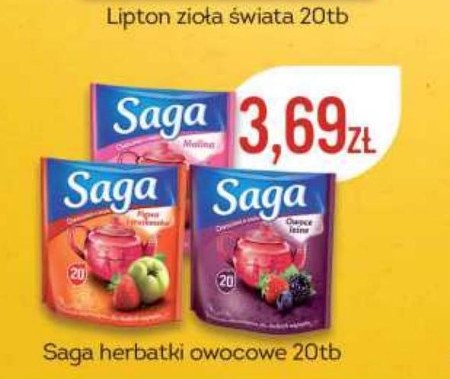 Herbata owocowa Saga - promocja Specjał - Ding.pl