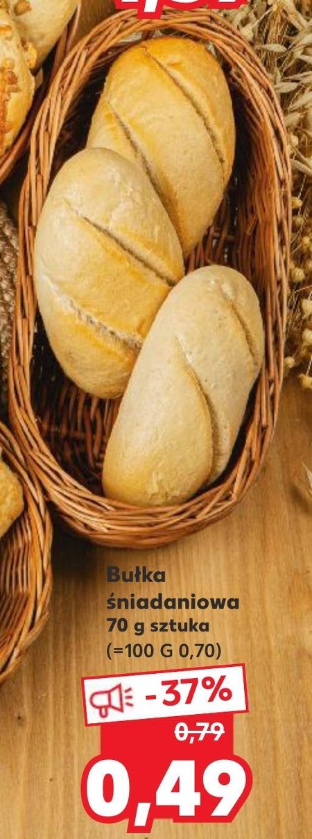 Bułka - 37% TANIEJ! - promocja Kaufland - Ding.pl