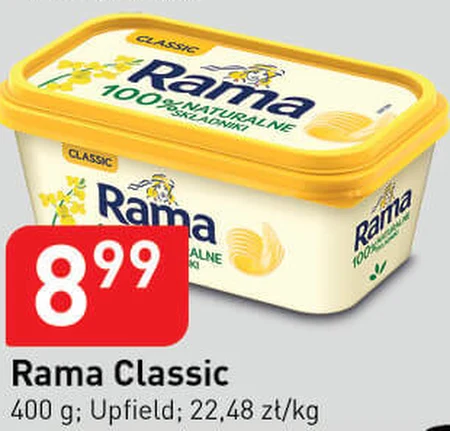 Rama Classic Tłuszcz do smarowania 400 g - promocja Stokrotka Optima ...