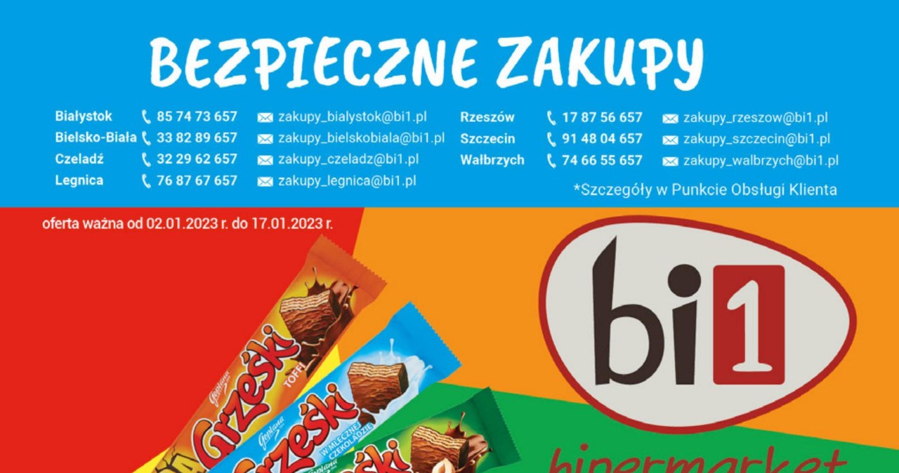 bi1 Gazetka Promocyjna - oferty, rabaty, kupony [02.01 do 17.01.2023 ...
