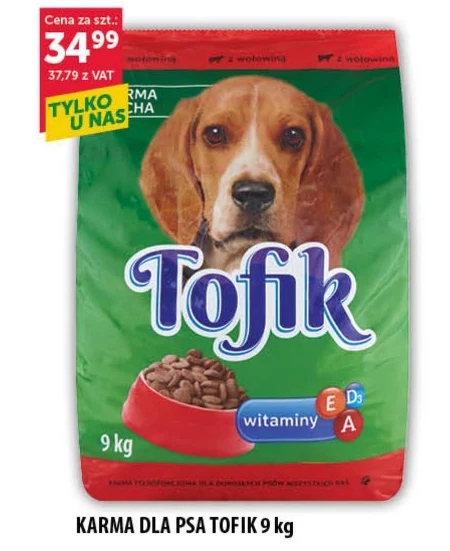 Karma dla psa Tofik - promocja Eurocash Cash&Carry - Ding.pl