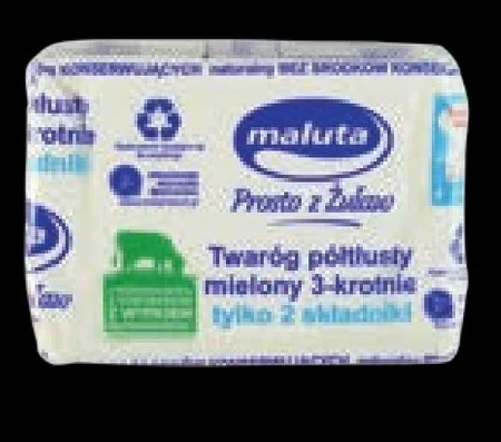 Maluta Twaróg półtłusty wysokobiałkowy 200 g - promocja Netto - Ding.pl