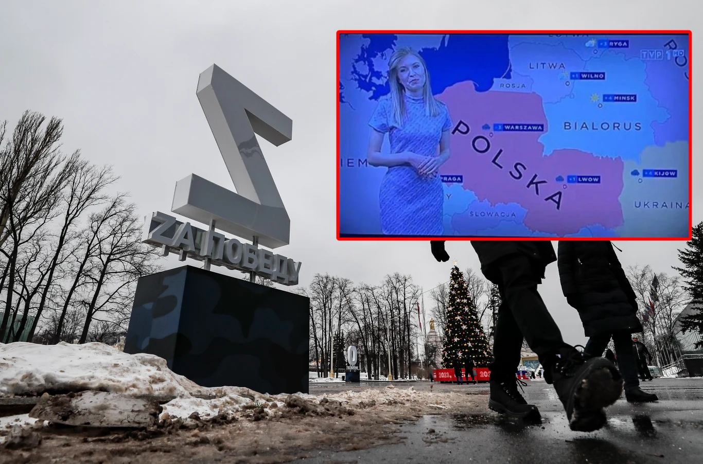 Fałszywa mapa Polski. Rosyjska propaganda i TVP - Wydarzenia w INTERIA.PL