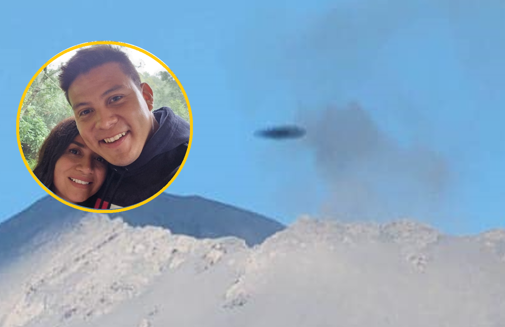 UFO nad meksykańskim wulkanem Popocatepetl? Dziwny obiekt ma kształt dysku