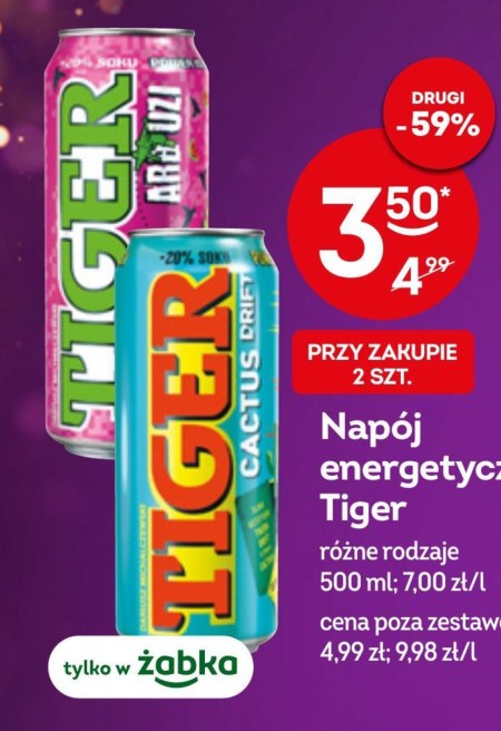 Napój energetyczny Tiger - promocja Żabka - Ding.pl
