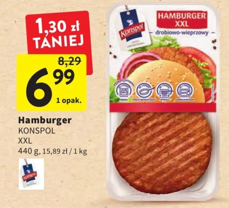 Hamburger Konspol - 15% TANIEJ! - promocja Intermarche Super - Ding.pl