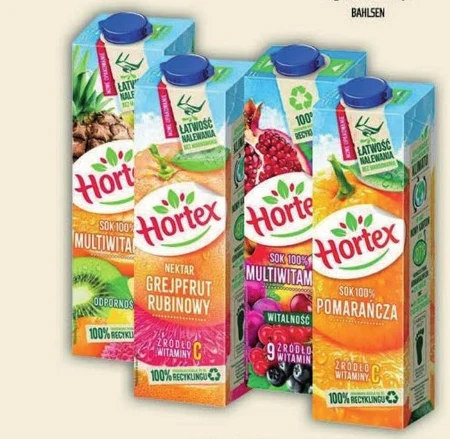 Hortex Sok 100 % multiwitamina 1 l - promocja Społem Olsztyn - Ding.pl