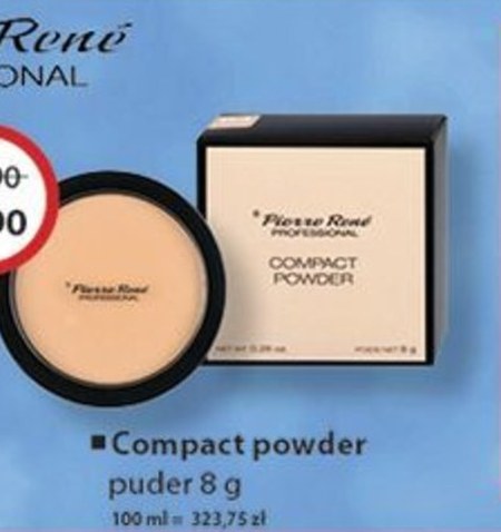 Puder Pierre Rene - 25% TANIEJ! - promocja Drogeria Alicja - Ding.pl