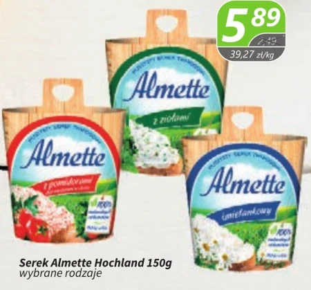 Almette Puszysty serek twarogowy z chrzanem 150 g - -136% TANIEJ ...