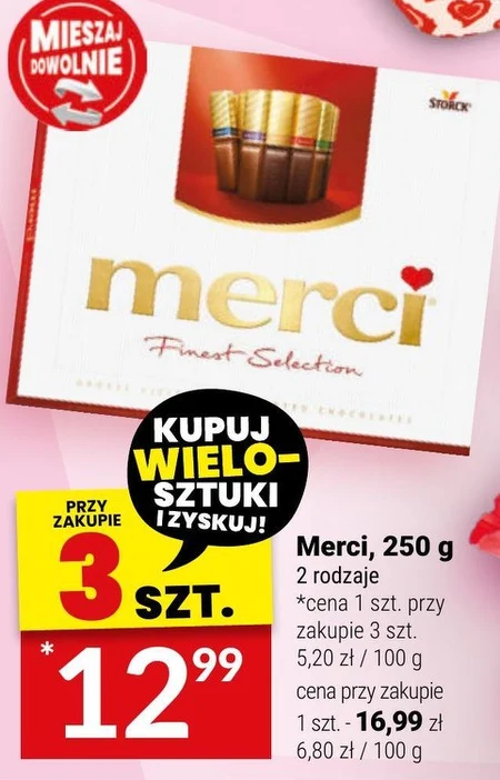 Bombonierka Merci - promocja Twój Market - Ding.pl