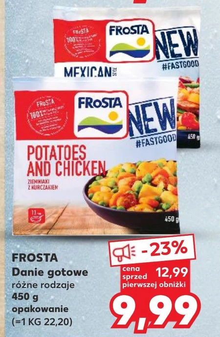 FRoSTA Ziemniaki z kurczakiem 450 g - promocja Kaufland - Ding.pl