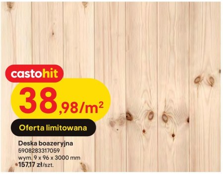 Deska boazeryjna - promocja Castorama - Ding.pl