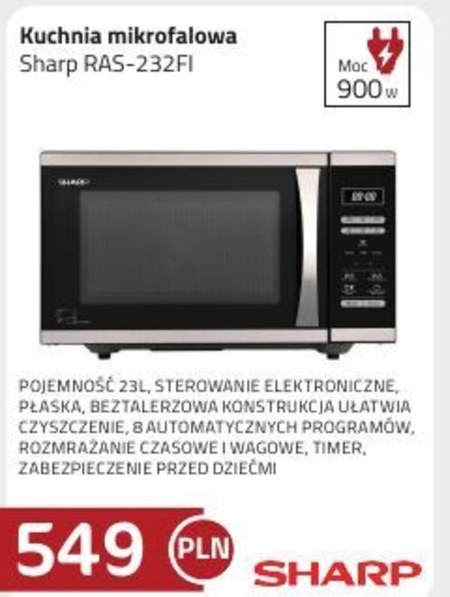 Kuchenka mikrofalowa Sharp - promocja Kakto.pl - Ding.pl