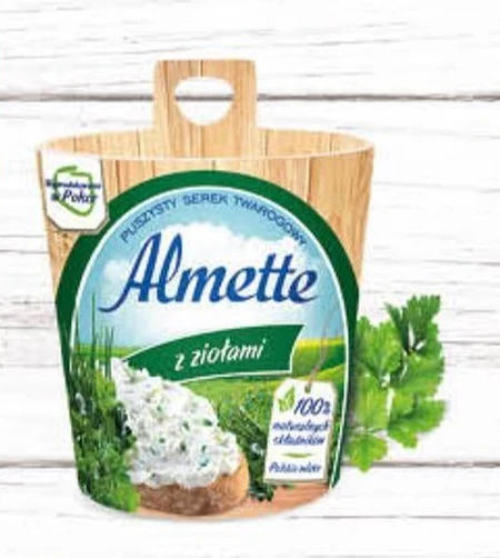 Almette Puszysty serek twarogowy śmietankowy 150 g - promocja Eurocash ...