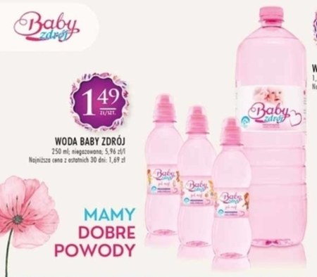 Woda mineralna Baby Zdrój - promocja Stokrotka Supermarket - Ding.pl