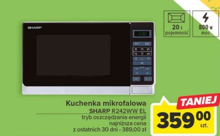 Kuchenka mikrofalowa Sharp - promocja Carrefour - Ding.pl