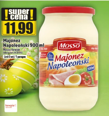 Mosso Majonez napoleoński 750 g - promocja Topaz - Ding.pl