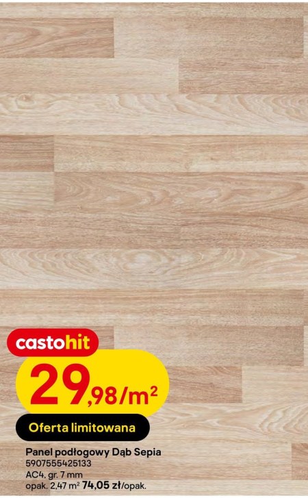Panele podłogowe - promocja Castorama - Ding.pl