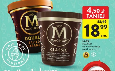 Lody Magnum - 19% TANIEJ! - promocja Intermarche Super - Ding.pl