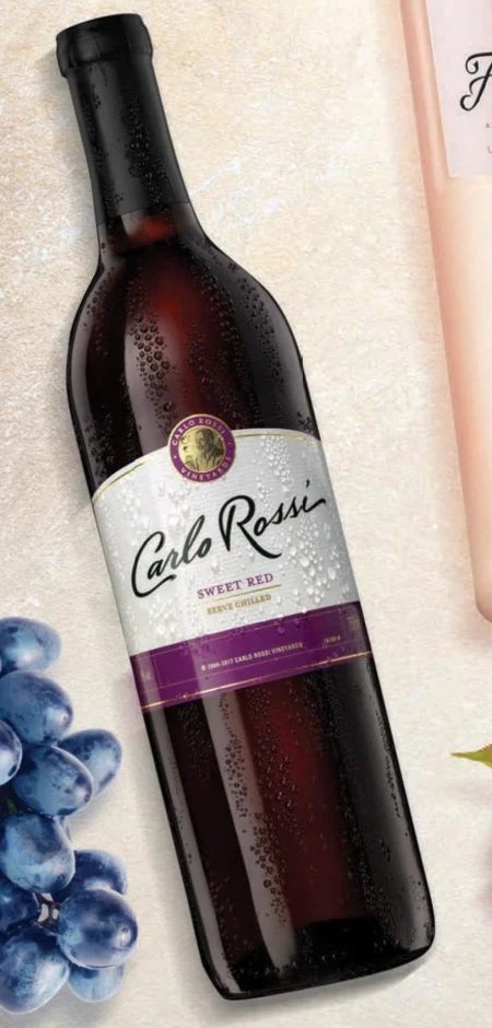 Carlo Rossi Sweet Red Wino czerwone słodkie kalifornijskie 750 ml ...