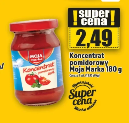 Koncentrat pomidorowy Moja Marka - promocja Topaz - Ding.pl