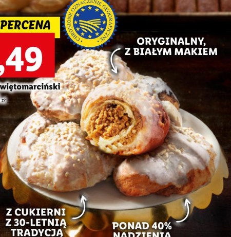 Rogal świętomarciński Cukiernia Lidla - promocja Lidl - Ding.pl