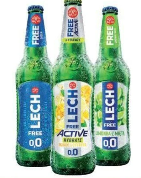 Lech Free Lager Piwo bezalkoholowe 330 ml - promocja FRAC - Ding.pl