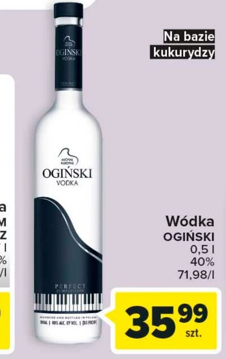 Wódka Ogiński - promocja Carrefour - Ding.pl
