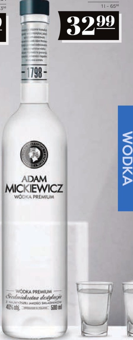Wódka Adam Mickiewicz - promocja POLOmarket - Ding.pl