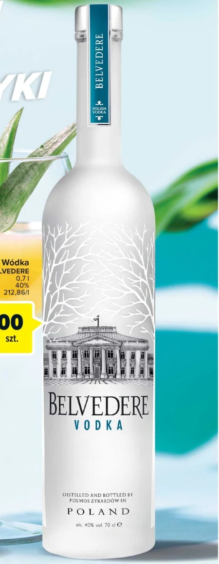Belvedere Wódka 700 ml - promocja Carrefour - Ding.pl