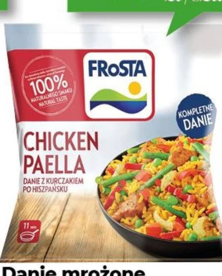 FRoSTA Chicken paella z kurczakiem i warzywami 450 g - promocja Społem Kielce - Ding.pl