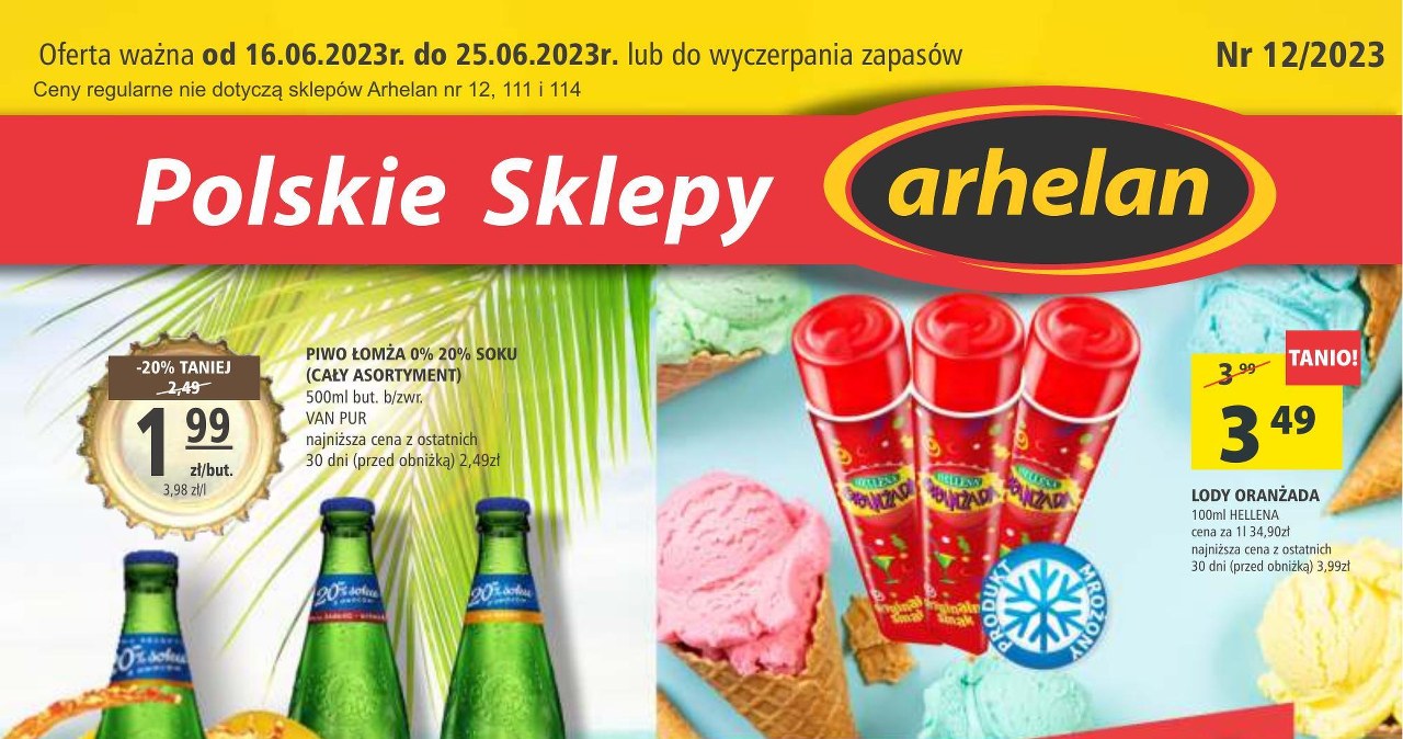 Arhelan Gazetka Promocyjna - oferty, rabaty, kupony [16.06 do 25.06. ...
