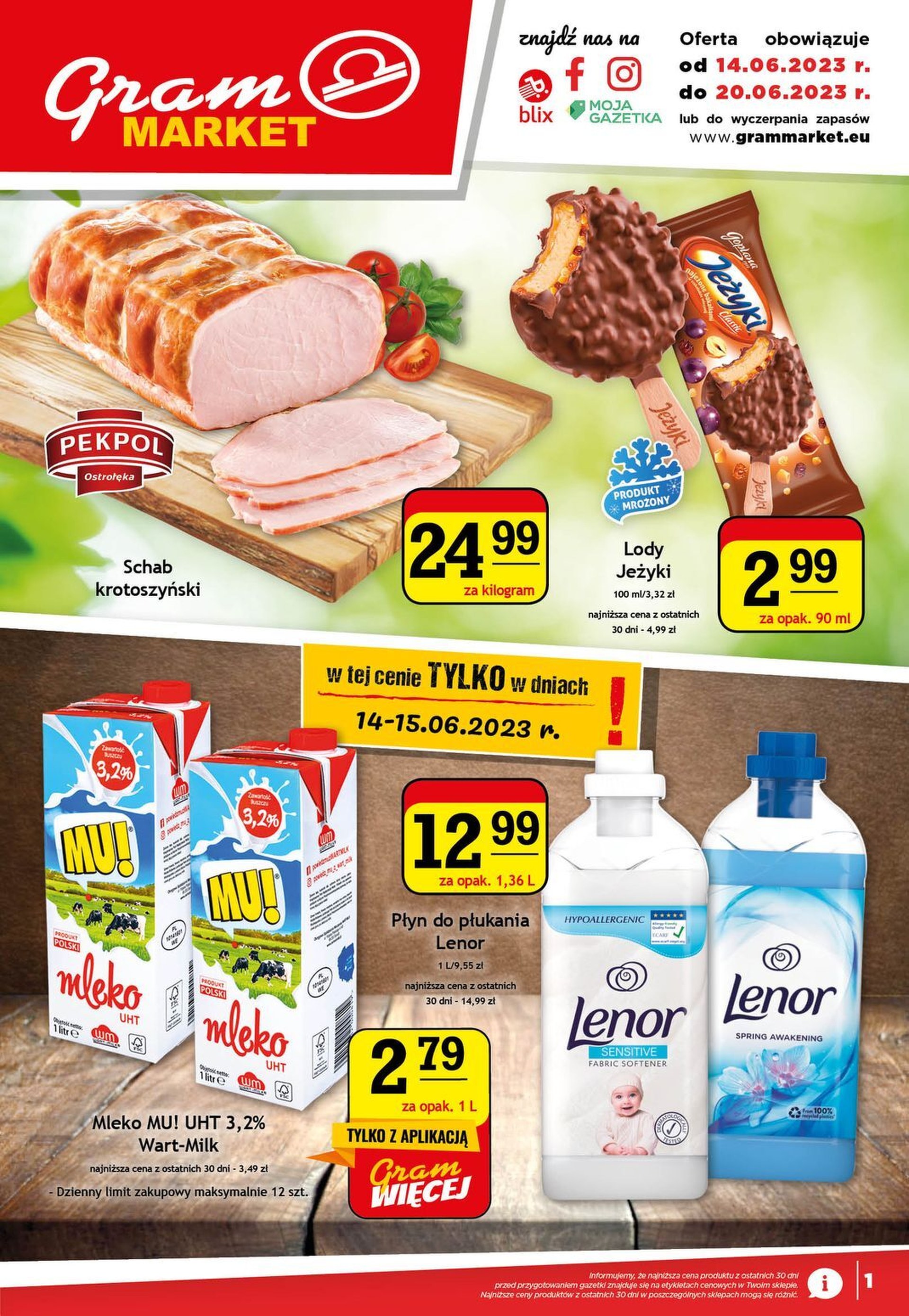 Gram Market Gazetka promocyjna 14-20.06 | Okazjum.pl