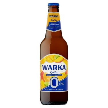 Warka Radler Piwo bezalkoholowe mango z pomarańczą 500 ml - promocja ...