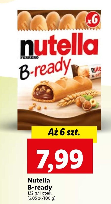 Wafelki czekoladowe Nutella - promocja Lidl - Ding.pl