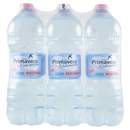 Primavera Woda źródlana niegazowana 6 x 1 l - promocja Carrefour - Ding.pl